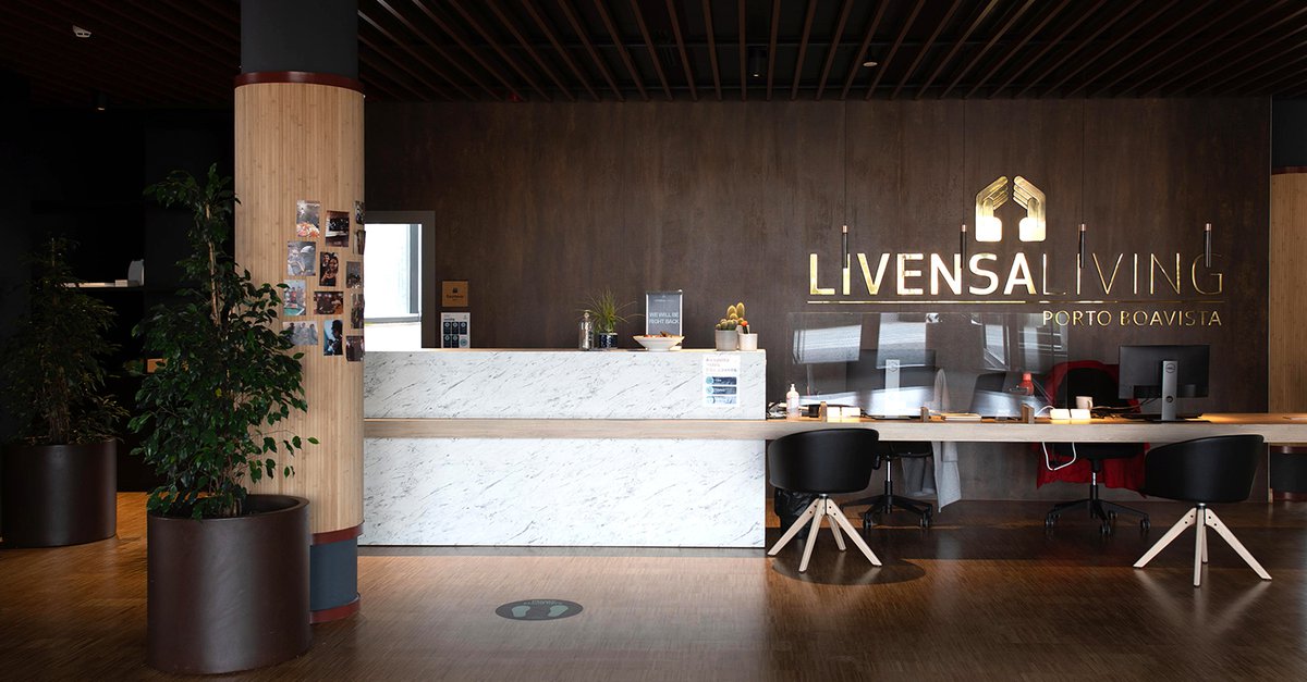 Vicaima equipa residência Livensa Living Porto Boavista - RE Portugal